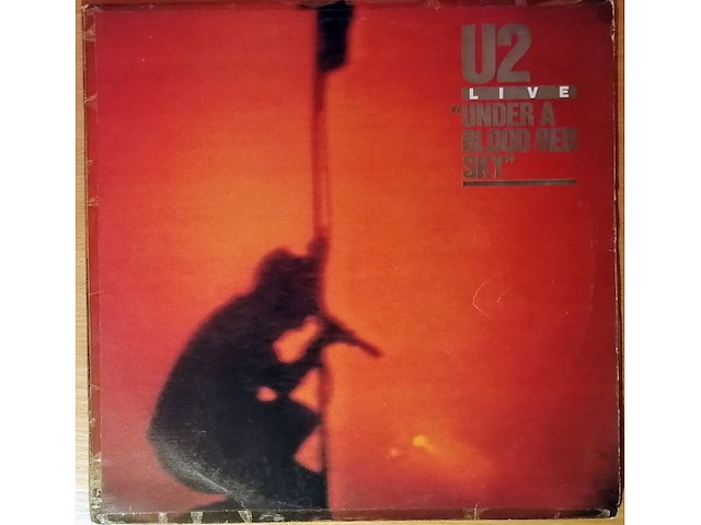 LP U2 - Under A Blood Red Sky, Live (1985) VG/VG-