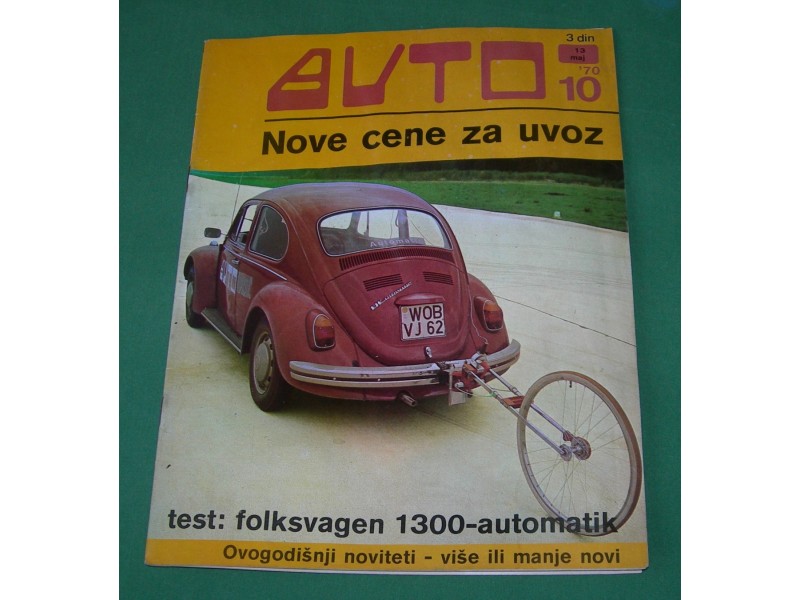 AUTO br. 10, 1970. - Volkswagen 1300 automatic