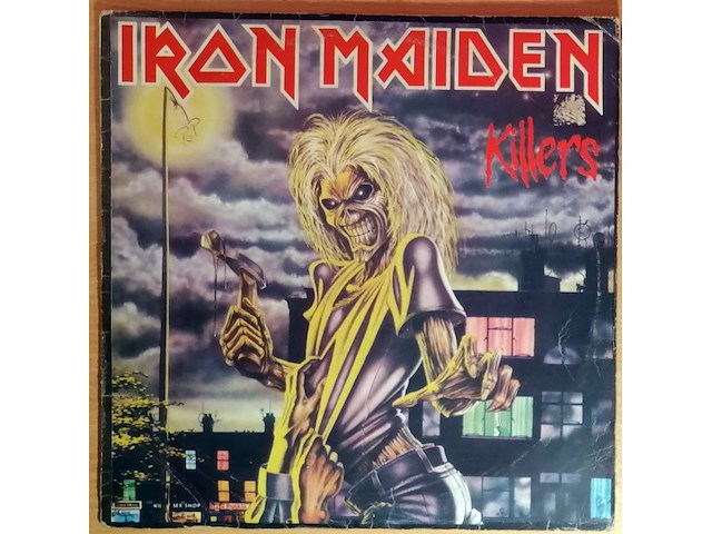 LP IRON MAIDEN - Killers (1981) 3. pressing, G+/VG