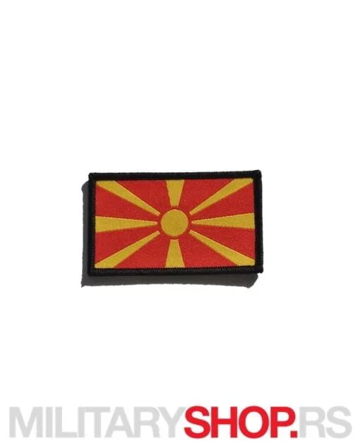 Amblem Zastava Severne Makedonije Digitalni Vez