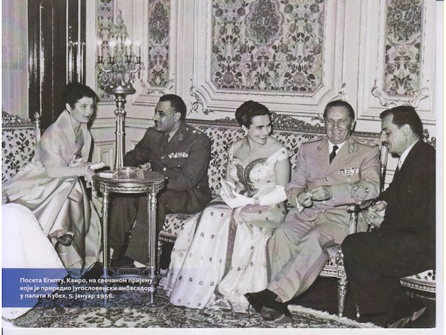 TITO i JOVANKA Poseta Egiptu, Kairo, 1956 - perfekttttT