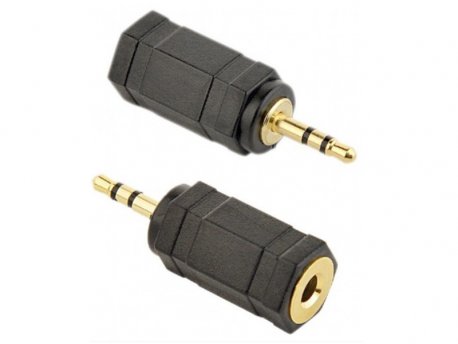 GEMBIRD 3.5 mm ženski na 2.5 mm muški audio adapter (A-3.5F-2.5M)