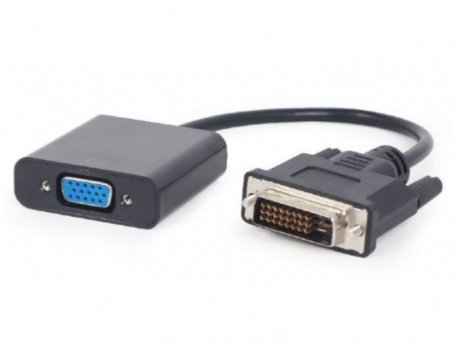 GEMBIRD DVI-D na VGA adapter, crni (A-DVID-VGAF-01)