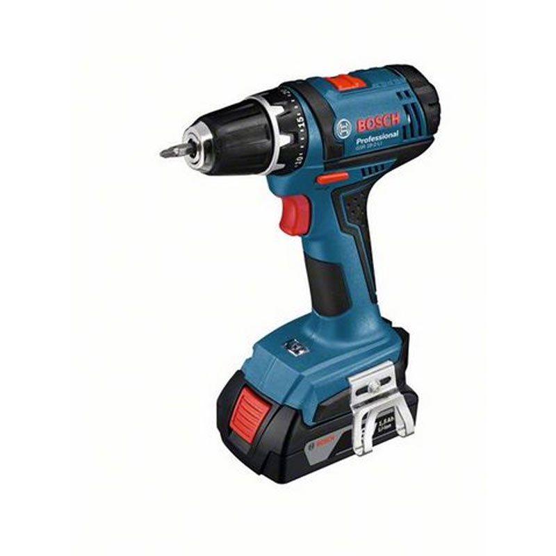 Bosch akumulatorska bušilica-odvrtač GSR 18-2-LI, 2x1.5Ah, L-Boxx kofer (06019B7300)