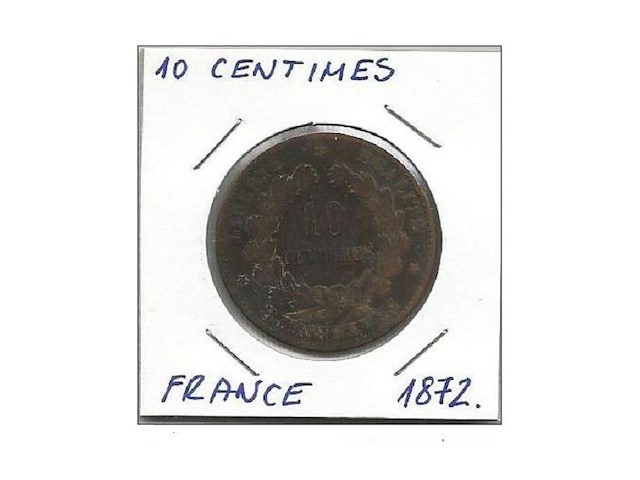 g5 Francuska 10 centimes 1872.