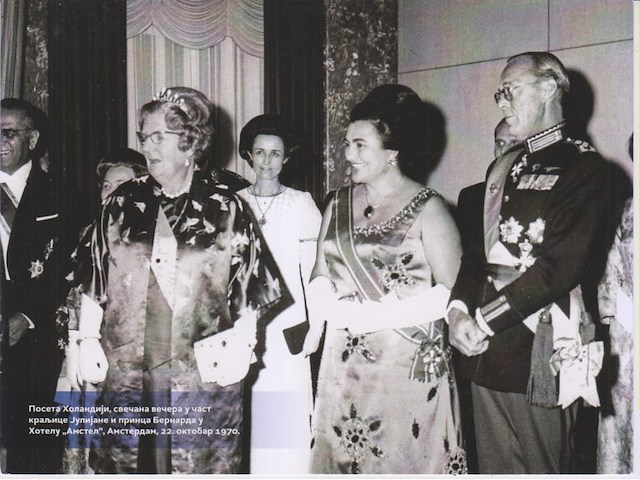 TITO i JOVANKA poseta Holandiji, svečana večera, 1970.