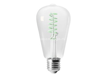 LED filament E27 4W 2000K ST64 plava