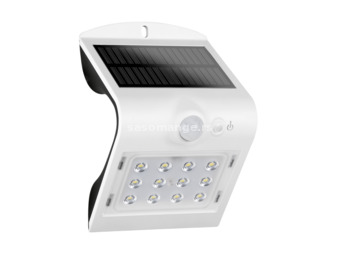 Svetiljka led solarna sa senzorom IP65 1.5W Leptir bela