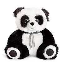 Plišani panda sa srebrnom mašnom Dijego 23cm