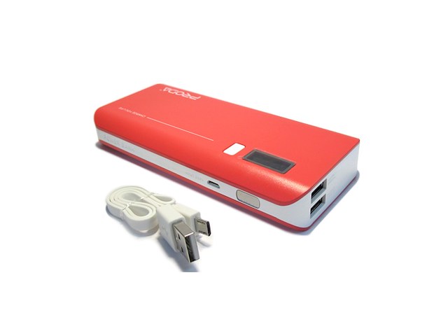 Power Bank REMAX PRODA JANE V10i sa LCD-om 20000mAh crveni