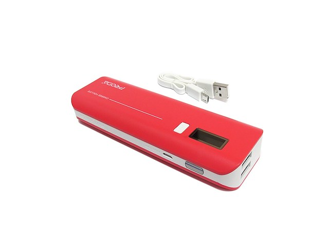 Power Bank REMAX PRODA JANE V6i sa LCD-om 10000mAh crvena