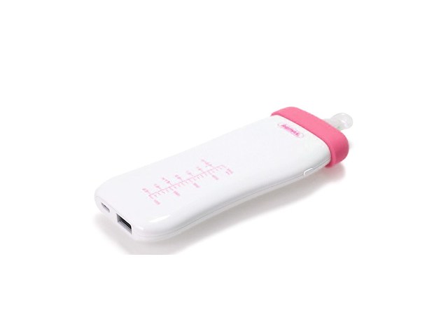 Power Bank REMAX Milky Bottle RPP-29 5500mAh roze