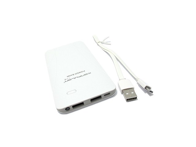 Power Bank KONFULON 5000mAh KFL-EDGE I belo-sivi