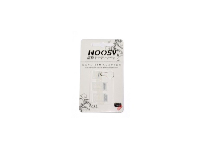 SIM adapter NOOSY micro-nano white