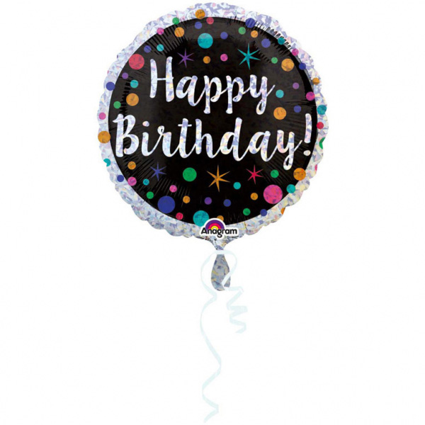 3454901
18″ Foil Polka Dot Bday