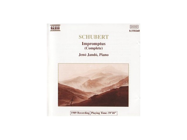 Impromptus (Complete), Schubert / Jenö Jandó, CD