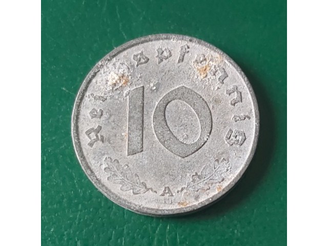 10 REICHSPFENNIG 1943 A