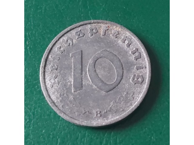 10 REICHSPFENNIG 1942 B