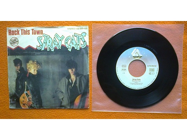 STRAY CATS - Rock This Town (singl) Made in Germany