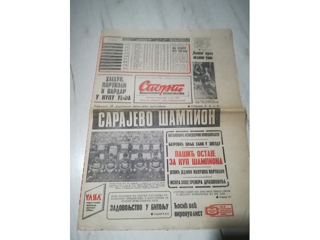 Sport novine br.10035 - 1. jul 1985.