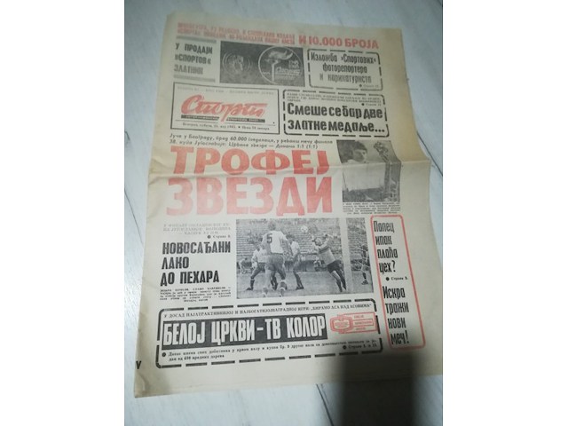 Sport novine br.9998 - 25. maj 1985.
