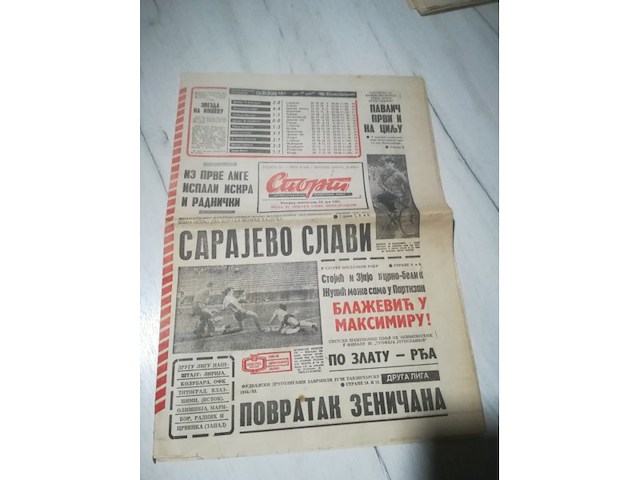 Sport novine br.10028 - 24. jun 1985.