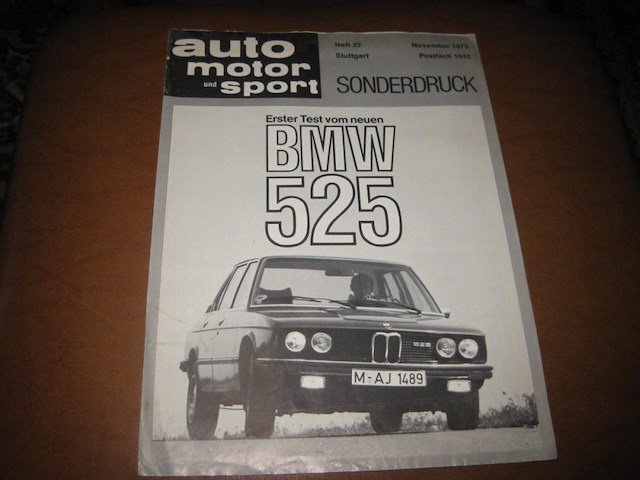 Auto katalog BMW 525 (nemački)
