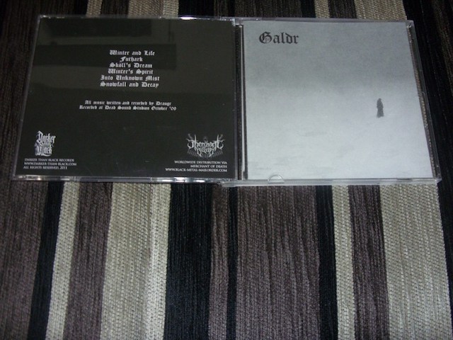 Galdr – Galdr CD Darker Than Black Germany 2011.