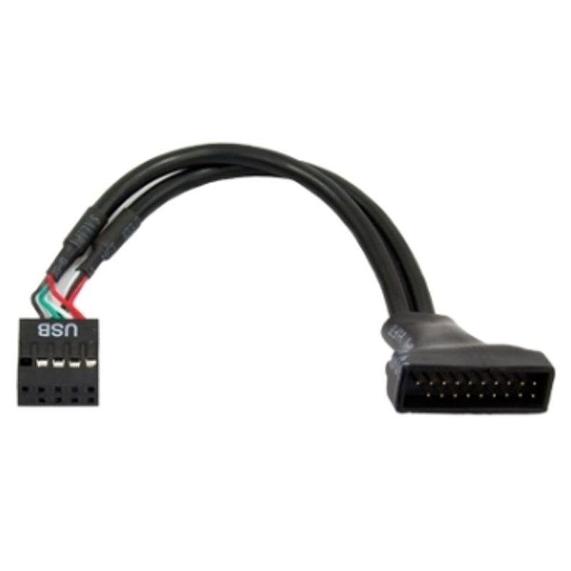 Chieftec USB3T2 Kabl adapter 19pin USB 3.0 – 9pin USB 2.0 crni