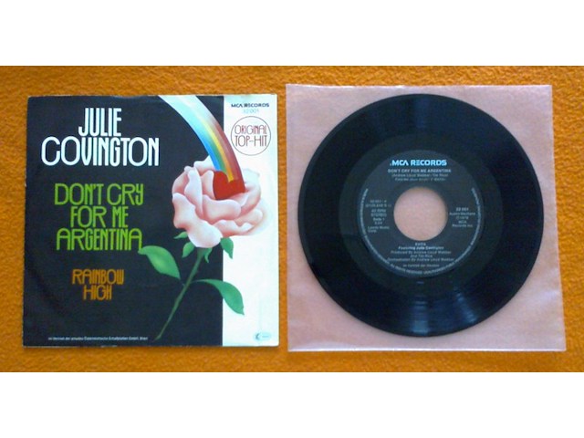 JULIE COVINGTON - Dont Cry For Me Argentina (singl)