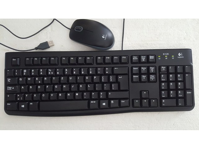 Logitech MK120 Biznis US Tastatura i Miš USB No2