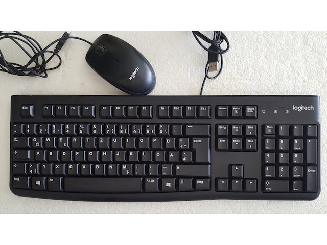 Logitech MK120 Biznis DE Tastatura i Miš novi model