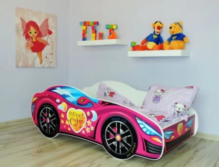 Dečiji krevet 160x80cm (Trkački auto) sweet car ( 74001 )