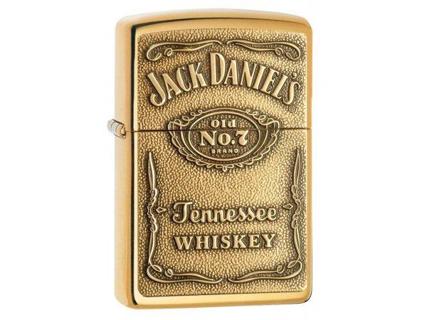 UPALJAČ ZIPPO JACK DANIELS BRASS