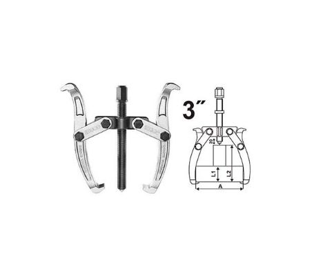 Ingco izvlakač dvokraki 3″ 2000kg HGP08023