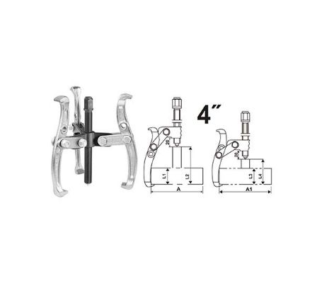 Ingco izvlakač trokraki 4″ 4000kg HGP08034