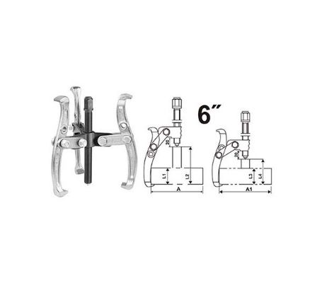 Ingco izvlakač trokraki 4″ 6000kg HGP08036