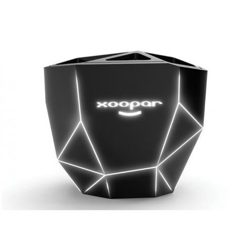 Bluetooth zvučnik black with white Led Xoopar