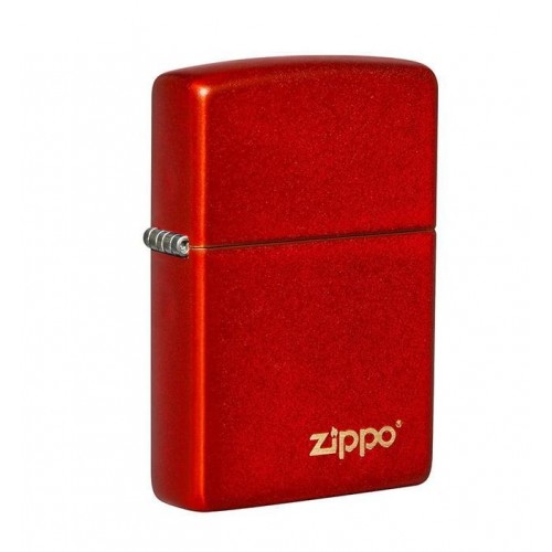 Upaljač Zippo metalik crveni logo