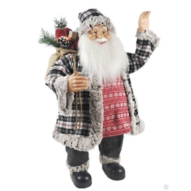 Deda Mraz sa muzikom svetlim i pokretima 80cm 42/70203