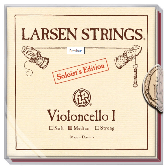 Larsen Soloist+Magnacore žice za čelo