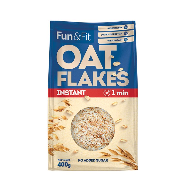 Fun&fit pahuljice ovsene instant 400g fun&fit