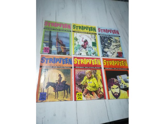 Stripteen 1-6 komplet