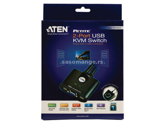 CS22U-AT * ATEN 2-port USB KVM switch sa kablovima (2899)