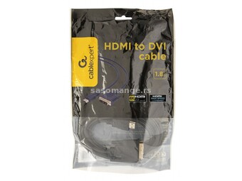 CC-HDMI-DVI-6 Gembird HDMI to DVI male-male kabl 1,8m