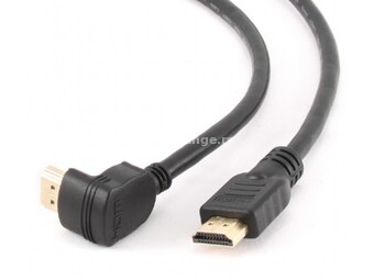 CC-HDMI490-10 Gembird HDMI kabl 4K UHD, Ethernet, konektor pod uglom 90 stepeni 3m A