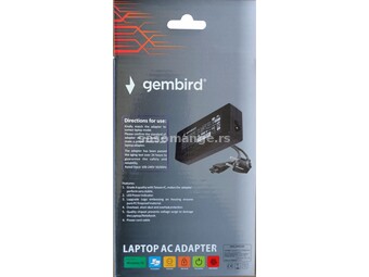 NPA65-190-3420 (AC07) ** Gembird punjac za laptop 65W-19V-3.42A, 5.5x1.7mm yellow (747 Alt=AC09)