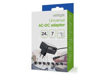 EG-MC-009 Gembird 24W Univerzalni AC-DC adapter 220V/24W na 3,4.5,5,6,7.5,9,12V 2A max