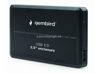 EE2-U3S-2 Gembird USB 3.0 Externo kuciste za 2.5 SATA hard diskove, aluminium, crni A