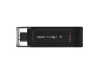 KINGSTON USB flash memorija 64GB - DT70/64GB USB-C 3.2 Gen 1 64GB Crna